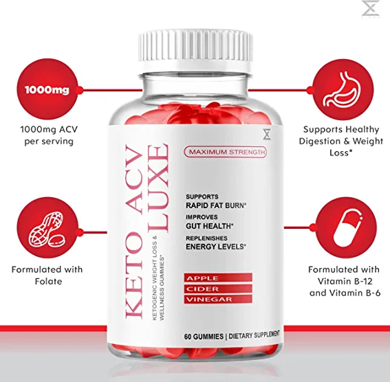 Keto ACV Luxe Gummies | Keto Apple Cider Vinegar - Sigmatimesketo - Medium