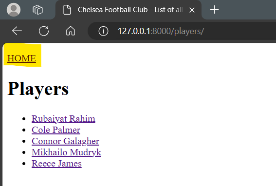 Django Starter 6 — Main Index. Creating the main index page of the ...