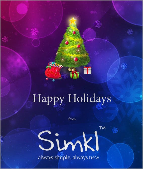 Happy Holidays from Simkl!. This entry was posted on Saturday… | by ...