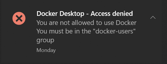Docker Desktop Access Denied So You Are Running Docker For The… By Sharon Sawe Medium