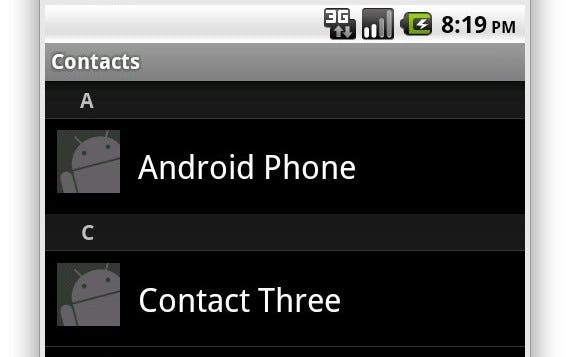 Get Contacts From Android Phone With Image And Sort By Name — Android Phonegap App By Sarath