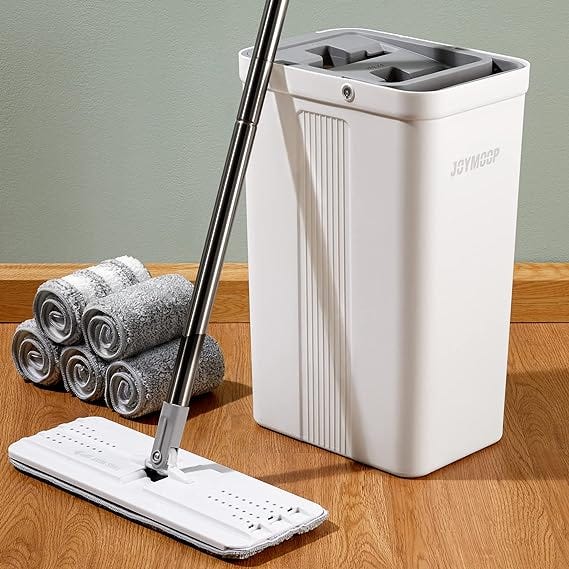 Joybos® Home Cleaning Flat Floor Mop and Bucket with Wringer Set reviews, Discount code | Medium