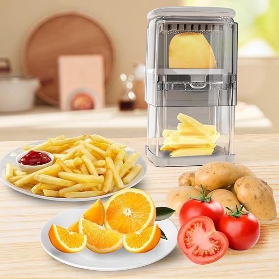 DD dedeo Versatile French Fry Cutter 4-in-1 Food Dicer Chop Box - Ivyhenry - Medium