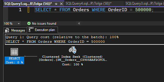 Sql Server Index Seek Vs Index Scan Real Benchmark With 1 Million Rows Includes Execution