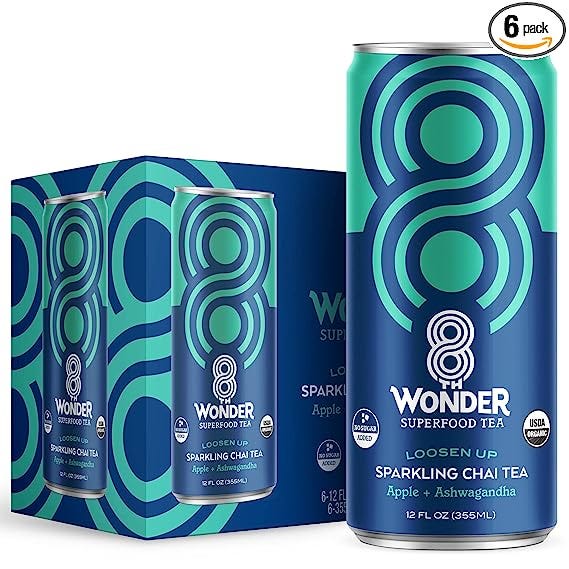 8th Wonder Sparkling Superfood Tea Made with Pure Ingredients ...
