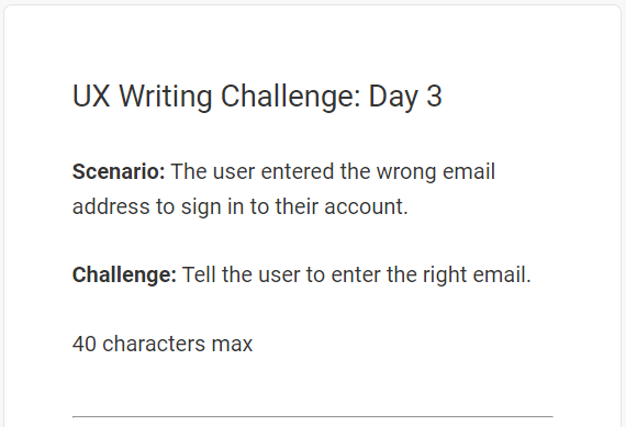 UX Writing Challenge: Day 3. Hello everyone! My name is Agriawan… | by ...