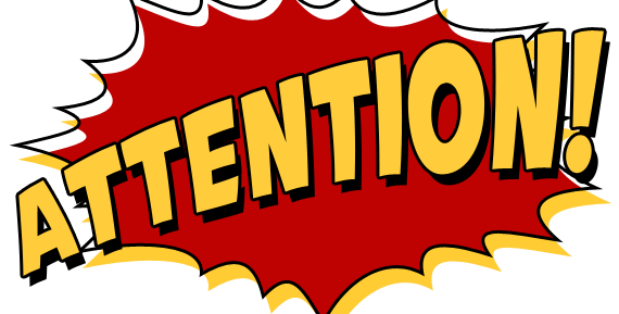 Attention Clip Art