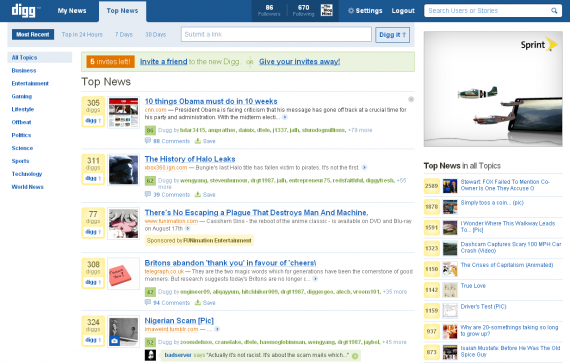 Digg & The Importance of User Intelligence | by Gregory Worrall | The ...