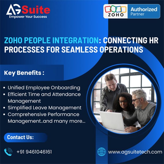 Zoho People Integration: Connecting HR Processes for Seamless Operations | by AGSuite | May ...