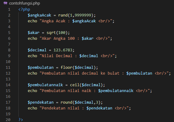 Pemrograman Web Server Side 5 (Fungsi Built In dan Function) | by Dipa ... Pemrograman Web Server Side 5 (Fungsi Built In dan Function) | by Dipa ...