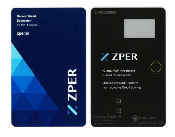 CoolWallet S — ZPER Edition 증정 이벤트 | by ZPER for P2P Finance | ZPER ...