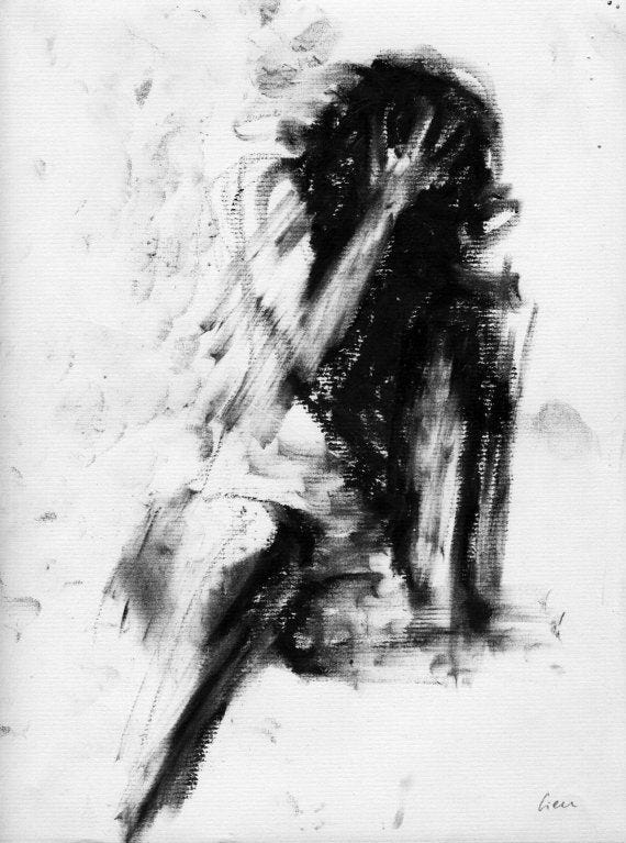 Anxiety. a personification of primordial fear | by James Khan | the Cafe