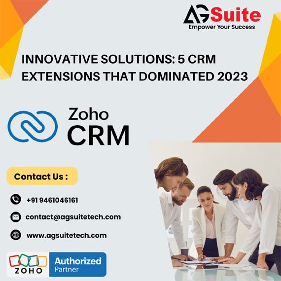 Innovative Solutions: 5 CRM Extensions That Dominated 2023 | by AGSuite | Medium