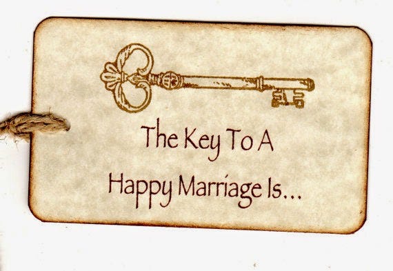 The Key to a Happy Marriage!!. Love is a beautiful feeling. A feeling ...