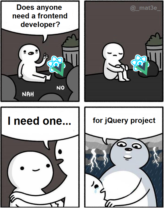 Jquery Vs Vuejs Perspective From Years Of Using Jquery By Dariusz Włodarczyk Nerd For