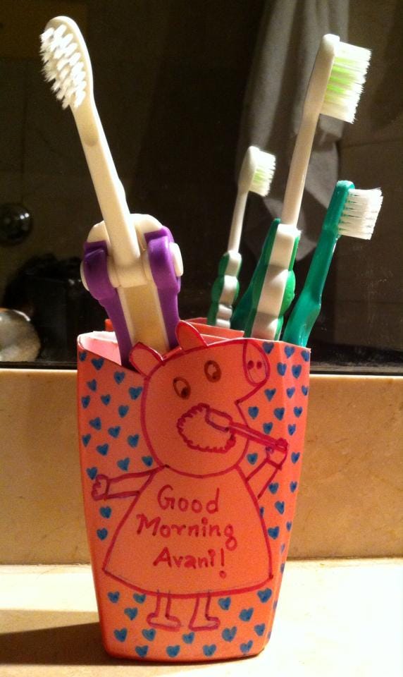 Toothbrush Craft