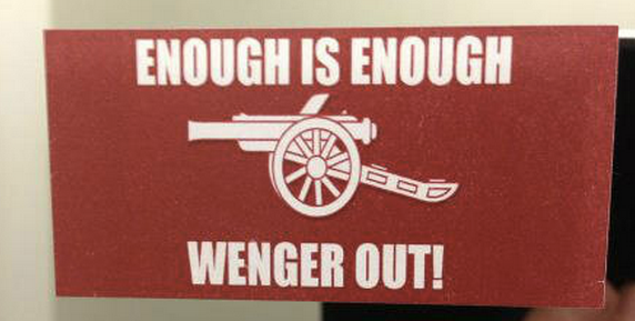 Wenger out!. Depois de perder mais um jogo pela… | by Gustavo Freua ...