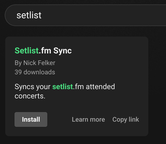 Tracking Concerts with setlist.fm for Obsidian | by Nick Felker | Medium