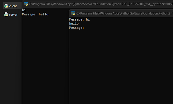 Simplest chat room using python. The Simplest you can build | by Ecnivs | Medium