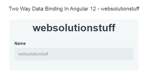 Two Way Data Binding In Angular 12 | Medium
