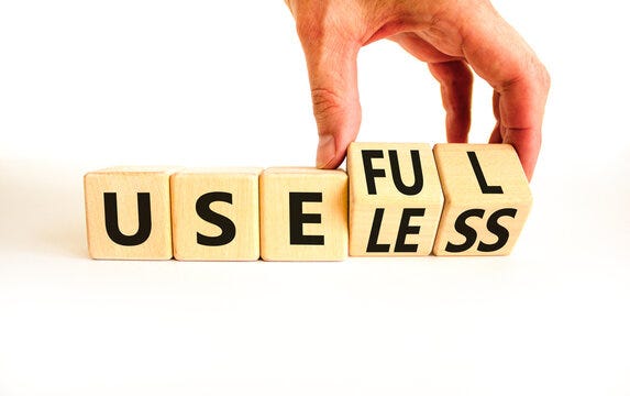 The Value of Being Useless. People overmine how much skill impacts ...