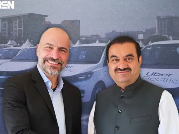 Adani’s EV push. Is the recent Adani Group & Uber… | by Sabhareesh | Medium