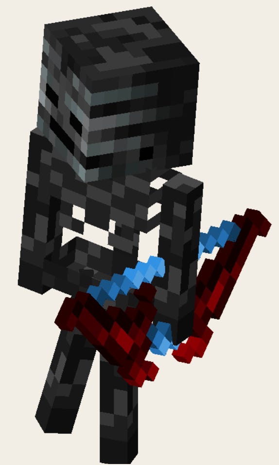 Minecraft Dungeons Wither Skeleton bow - Arch-Villager - Medium