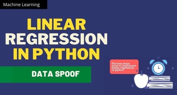 Everything that you should know about Linear Regression in python | by ...