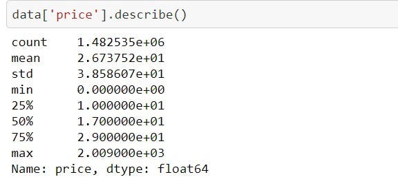 Mercari Price Suggestion Challenge : An end to end machine learning ...