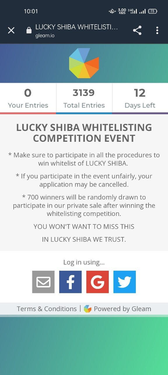 we already have 3,000+ entries in less than 2days or whitelist ...