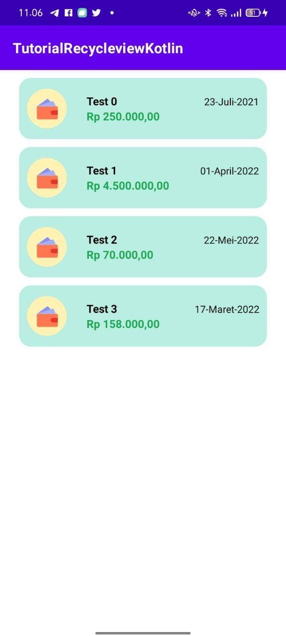 Using RecycleView Kotlin — Android Studio | by Usman Idzhami | Medium