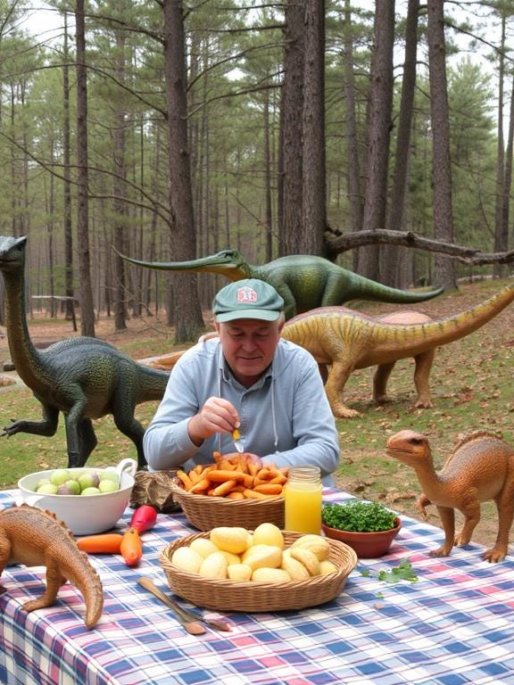 Picnicking with Dinosaurs: an Exploration of Deep Time | by Greg ...