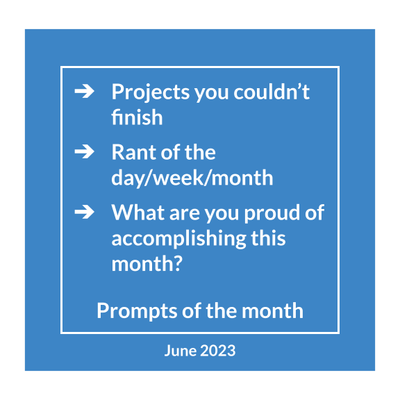 Monthly Writing Prompts — June 2023 - Humans with ADHD - Medium