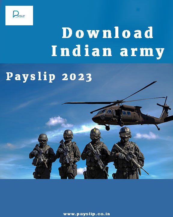 Download Indian army payslip here 2023 - Pay Slip - Medium