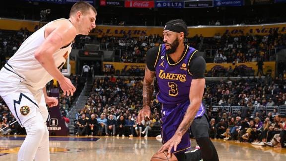 Lakers Blow Past the Nuggets; AD Exits Early | by Jerin Allen | Medium