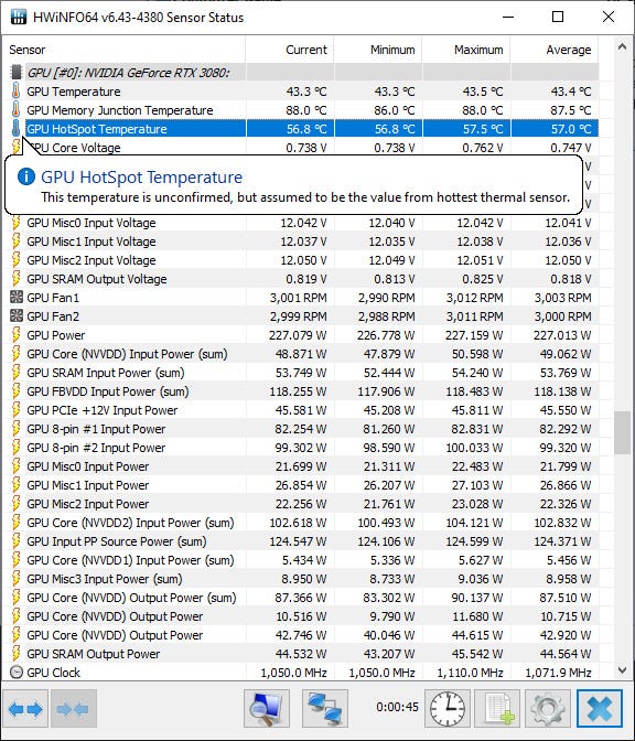 GPU HotSpot Temperature Monitoring For Nvidia GPUs With HWiNFO V6 43 GPU HotSpot Temperature Monitoring For Nvidia GPUs With HWiNFO V6 43