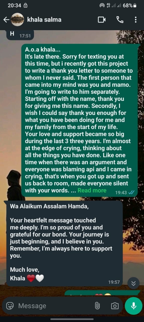 THANK YOU AND SORRY. Firstly thank you to AMAL for giving me… | by Hamda Awan | Medium
