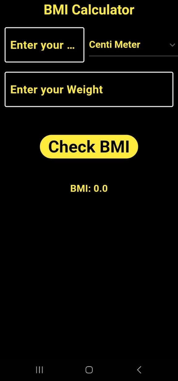 BMI Calculator. Flutter Mini Project | by Vidhi Shah | Apr, 2024 | Medium