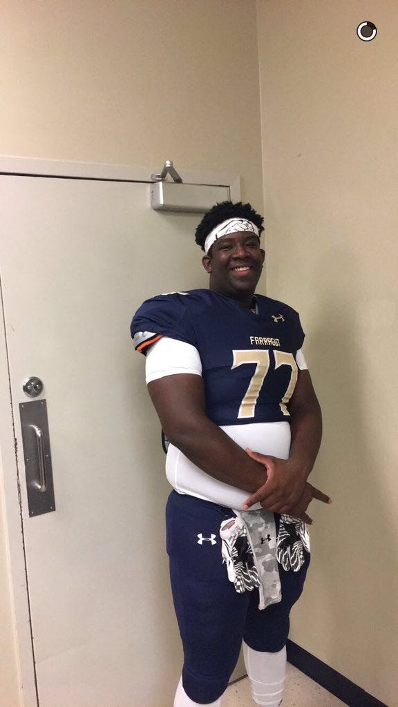 Sam Baker 2018 Offensive Guard Commits to Toledo | by Find Athletes ...