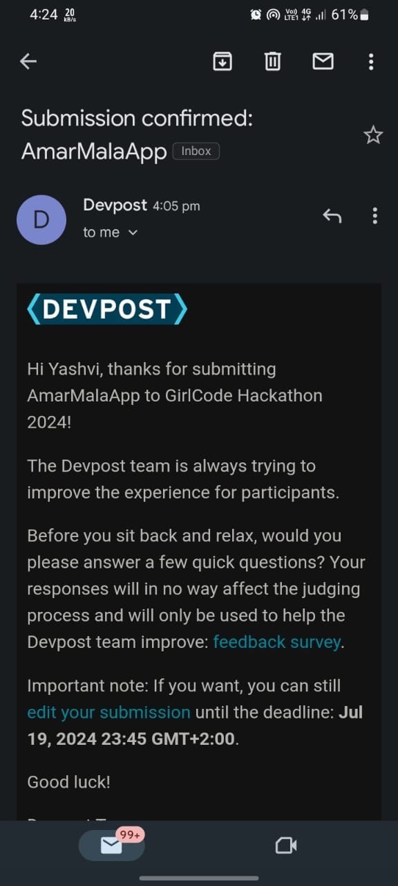 GirlCode Hackathon🙃 - Chauhan Yashvi - Medium