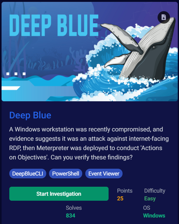 Blue Team Labs- Deep Blue Investigation | by Aditya Sharma | Medium