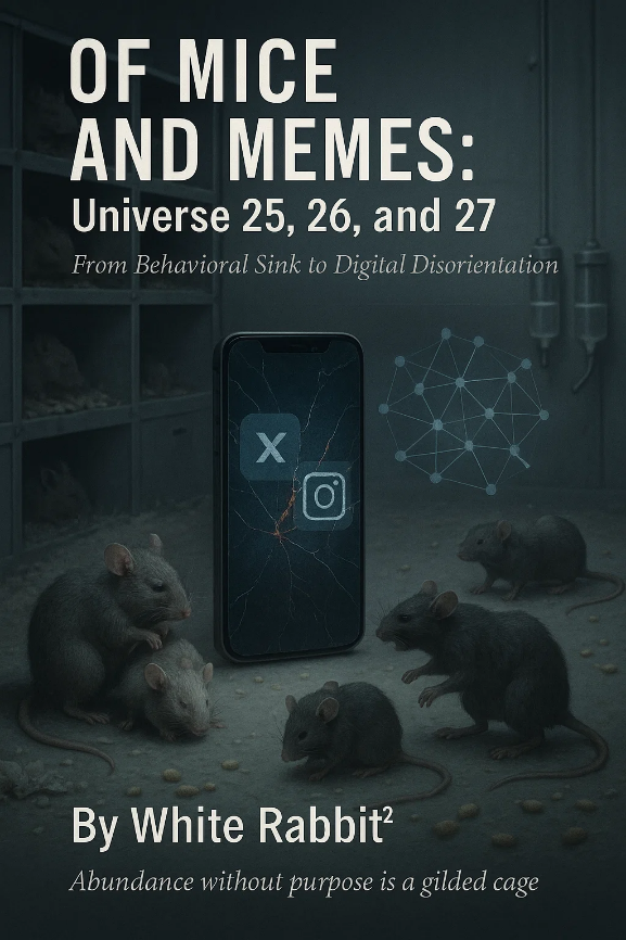 Of Mice and Memes: Universe 25, 26, and 27 | by White Rabbit² | Medium