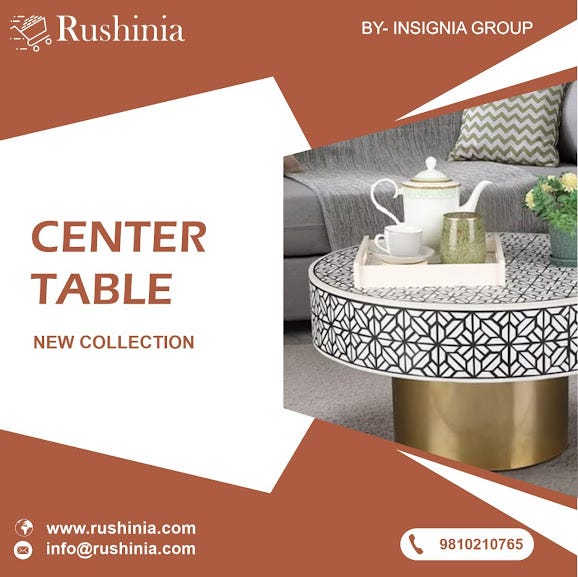 Best Center Table Furniture For You. - Rushina Sale - Medium