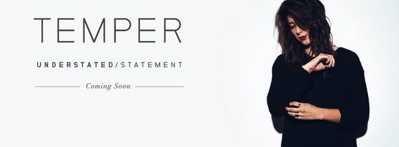 TEMPER- coming soon | by Anna Mischke | Mischke Business | Medium