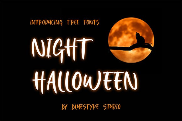 Night Halloween Font - Holohex - Medium