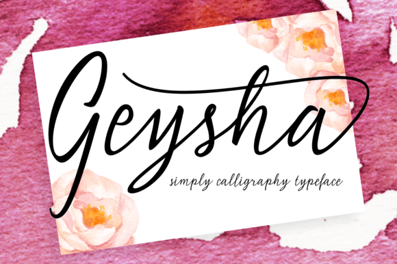 Geysha Font - Lactlry.Com | Free Premium Svg Fonts - Medium