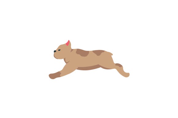 French Bulldog Running (Dog SVG & Crafts) | by Vladpatani | May, 2024 ...