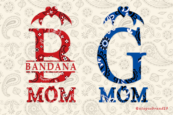 Bandana Mom Monogram Font | by Seraphinaspectrum | May, 2024 | Medium