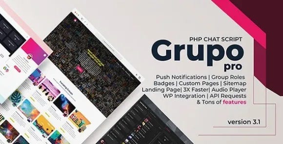 Grupo Chat v3.1 — Chat Room & Private Chat PHP Script - WPNULL - Medium