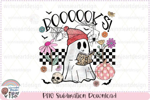 Spooky Reading Halloween Sublimation Free | by Pixelpenny | Jul, 2024 ...